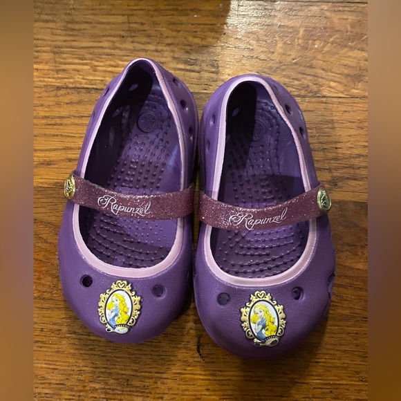 CROCS | Shoes | Girl Baby Rapunzel Crocs Size 4 | Poshmark